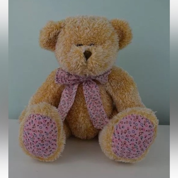 Circo | Toys | Circo Teddy Bear Plush Stuffed Animal Tan Pink Floral ...
